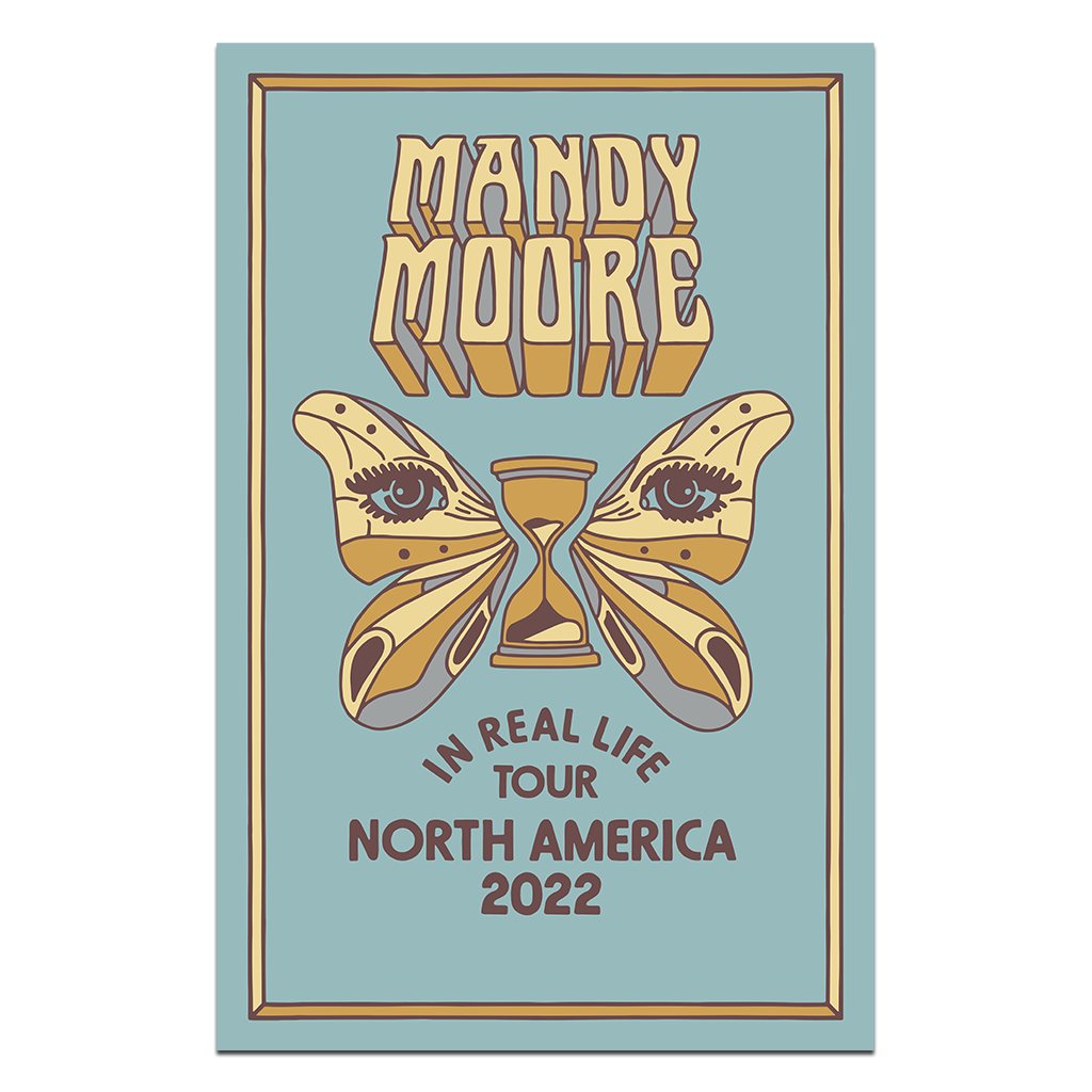 Mandy Moore In A Real Life Tour North America 2022 Poster - The CBP Store